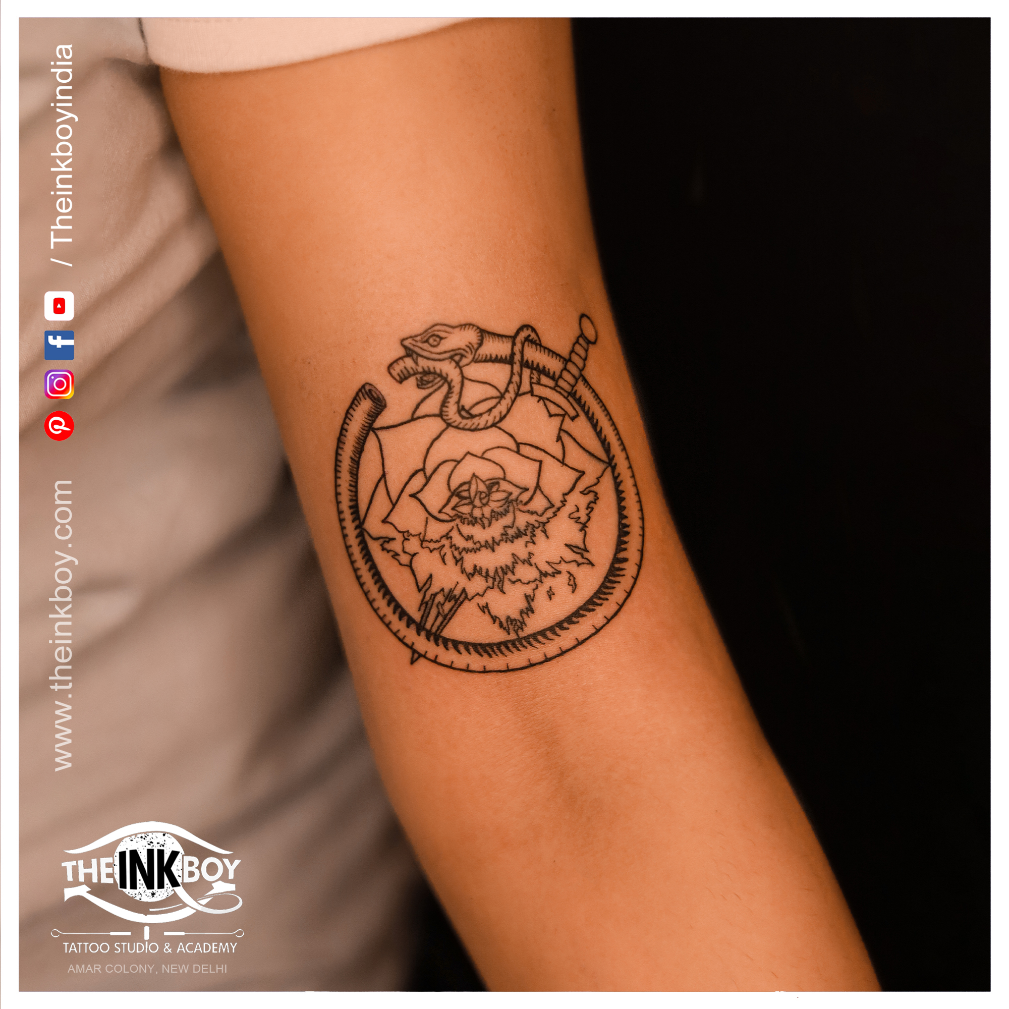 Best Tattoo Studio in Delhi-The Ink Boy Tattoo Studio